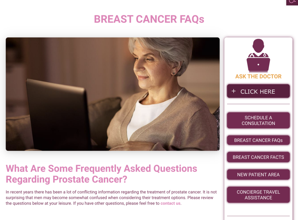 Breast Cancer FAQs | Florida Center Breast Conservation